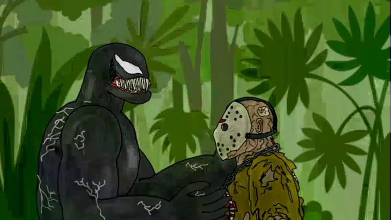 Venom vs Jason Voorhees - Drawing cartoons Cap 7 - YouTube