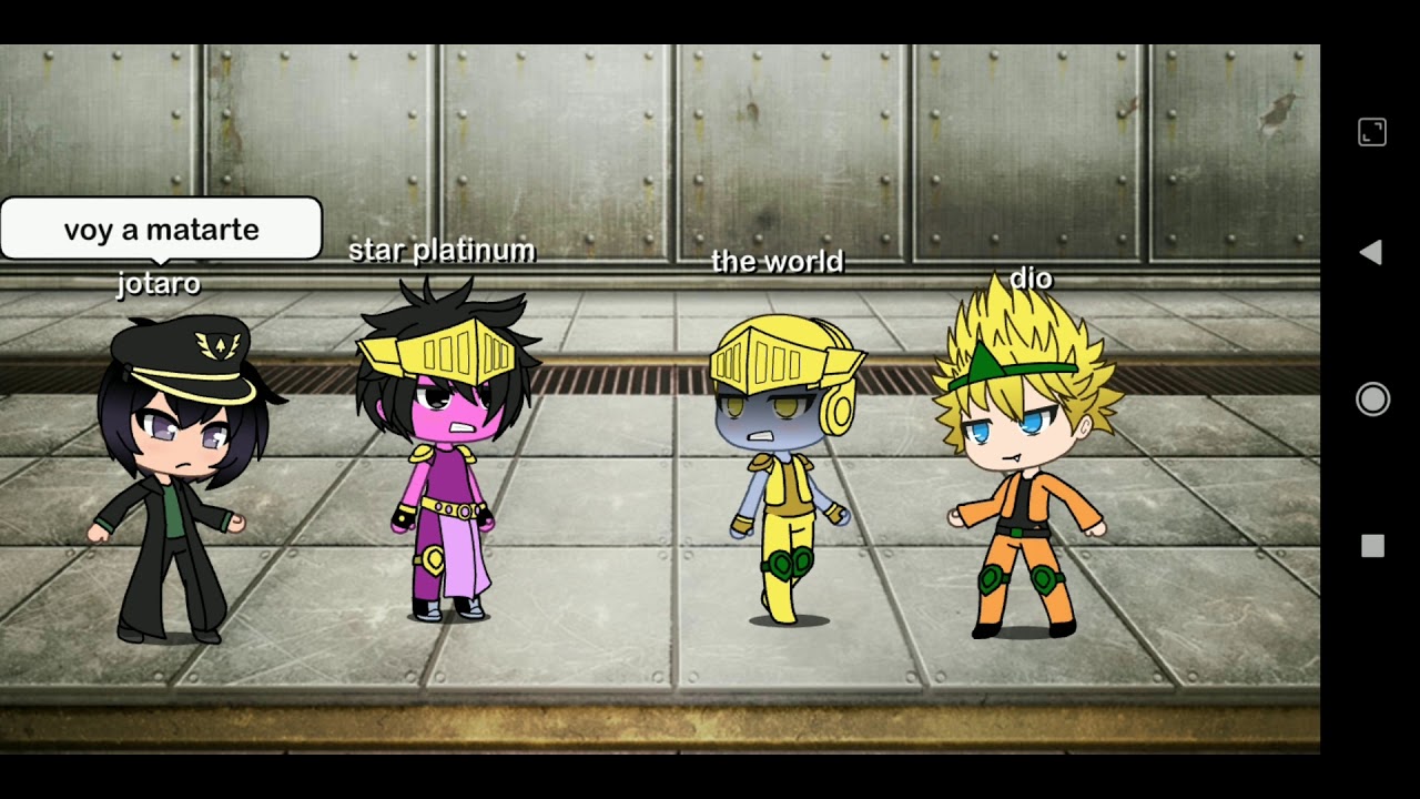 Dio contra jotaro gacha life - YouTube