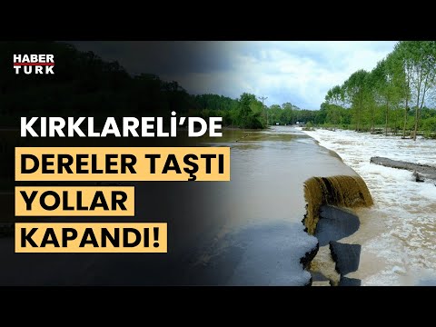 Kırklareli'de sel felaketi! Demirköy Belediye Başkanı Recep Gün son durumu aktardı