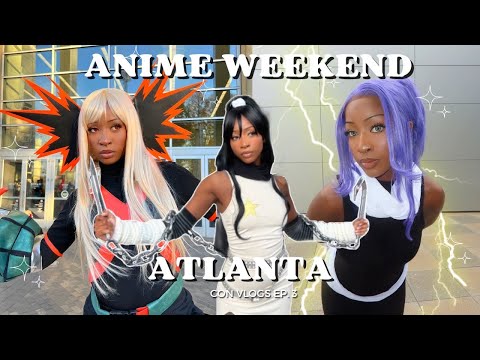 anime weekend atlanta 2024˙⟡ | anime convention vlog: my hero academia, soul eater & bleach cosplays