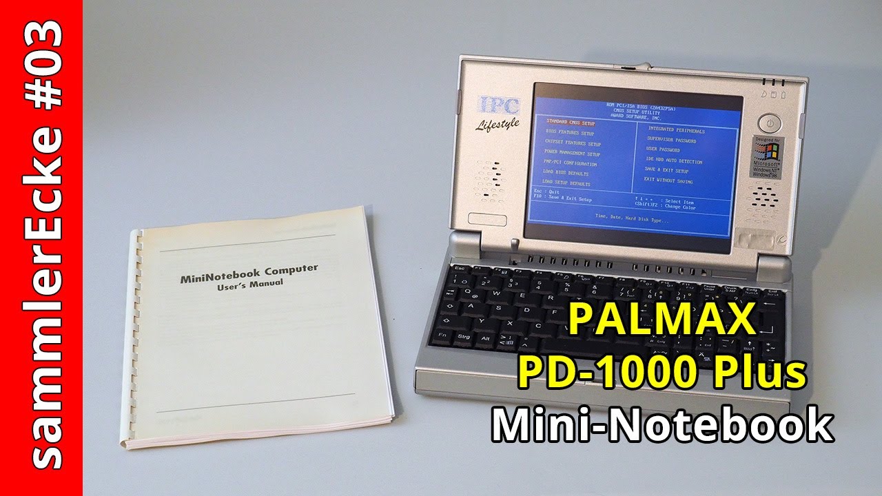 sE #03: PALMAX PD-1000 Plus Mini-Notebook (Toshiba Libretto-Klon) - YouTube