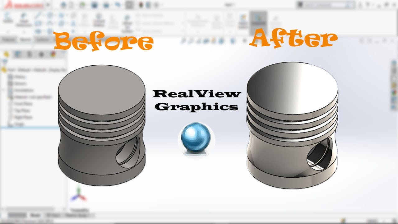 Cara Mengaktifkan RealView Graphics SOLIDWORKS || Tutorial SOLIDWORKS ...