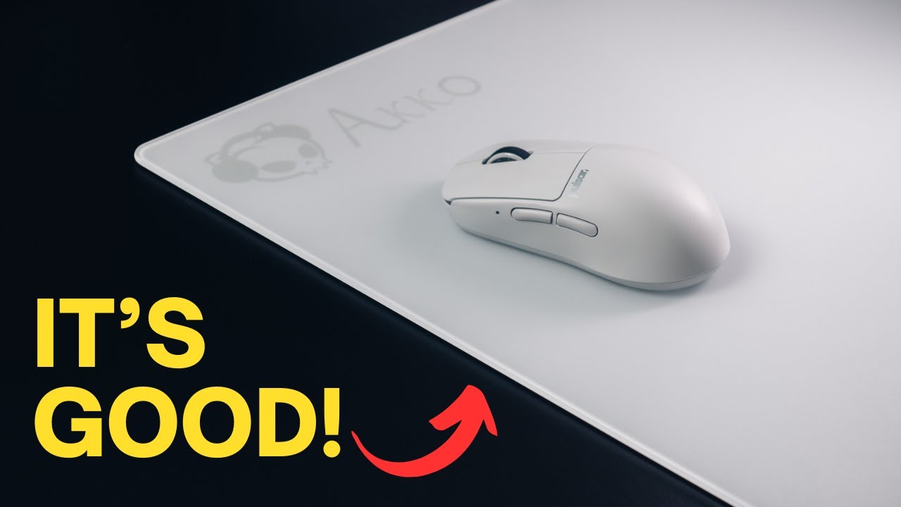 AKKO Made a Glass Mousepad And It's Surprisingly GOOD! - YouTube