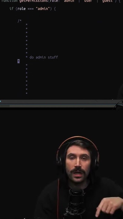ThePrimeagen on specifying return type in typescript - YouTube