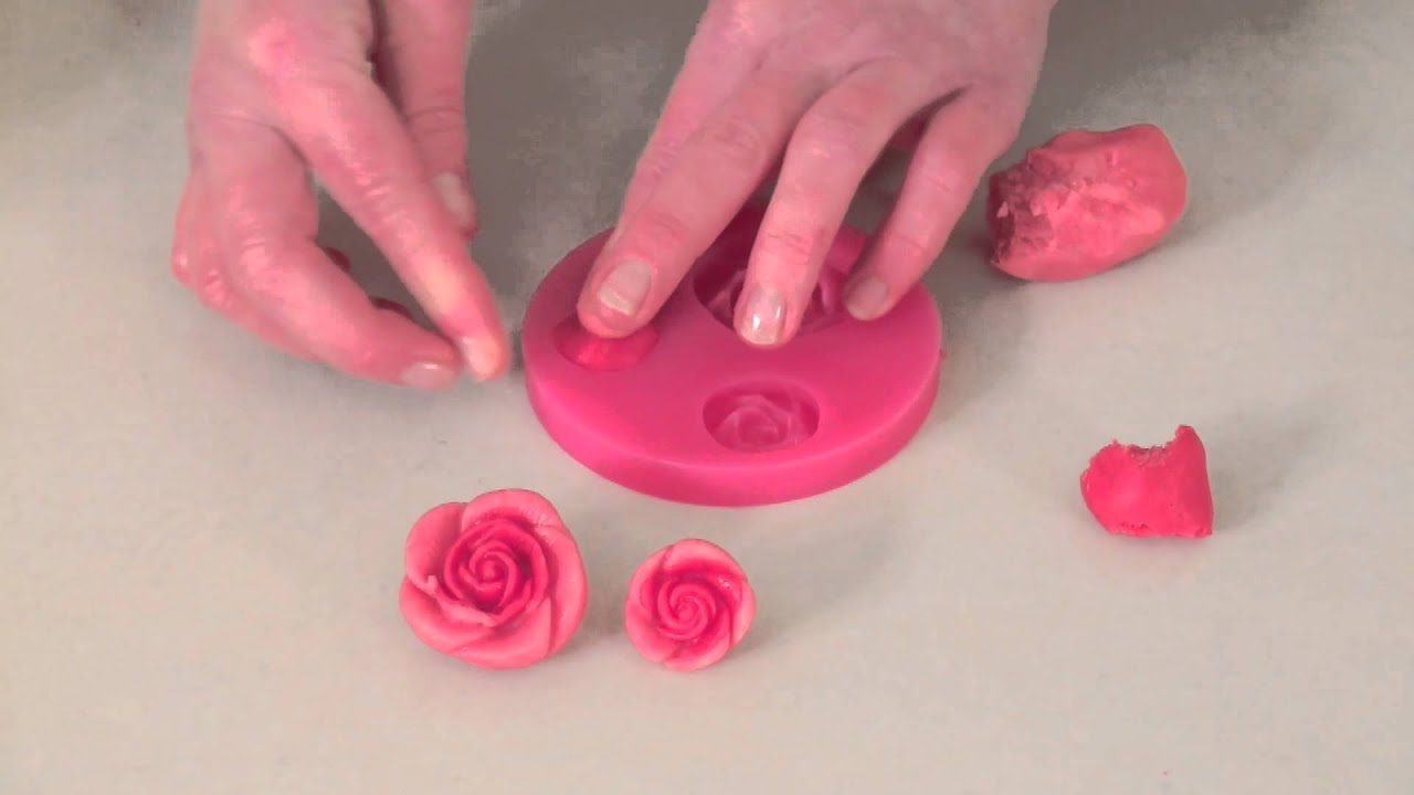 Making marzipan roses - YouTube