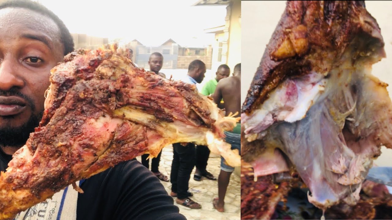 Full Goat BBQ - They Can't Stop Eating - YouTube