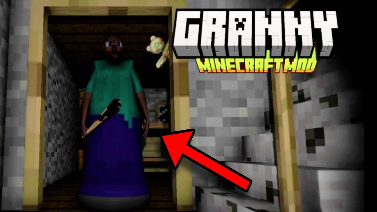 GRANNY STEVE OLDU!!! (MİNECRAFT MOD) - Granny - YouTube
