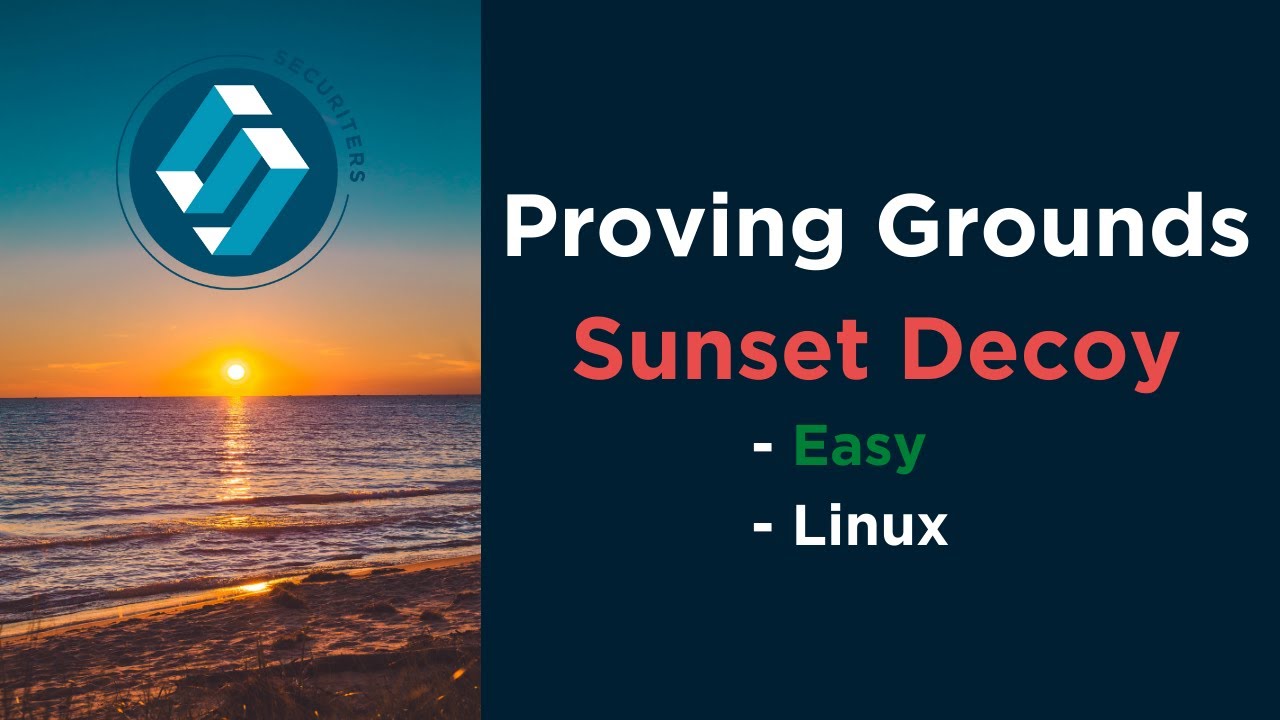 Hacking | Ciberseguridad | OSCP | Máquina Proving Grounds: Sunset Decoy #easy #linux - YouTube