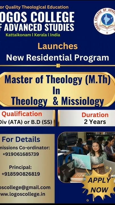 theology college in india - YouTube