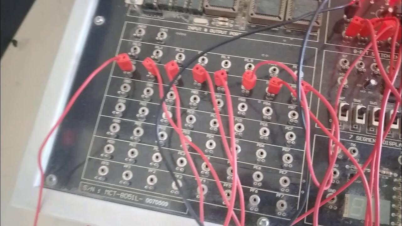 Microcontroller Trainer Kit Interfacing: Part2 - YouTube