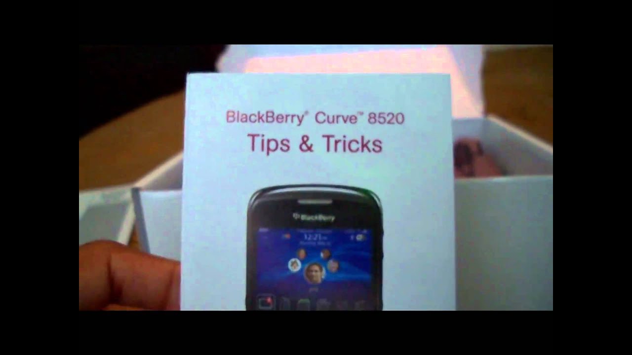 Blackberry Curve 8520 Box Content - YouTube