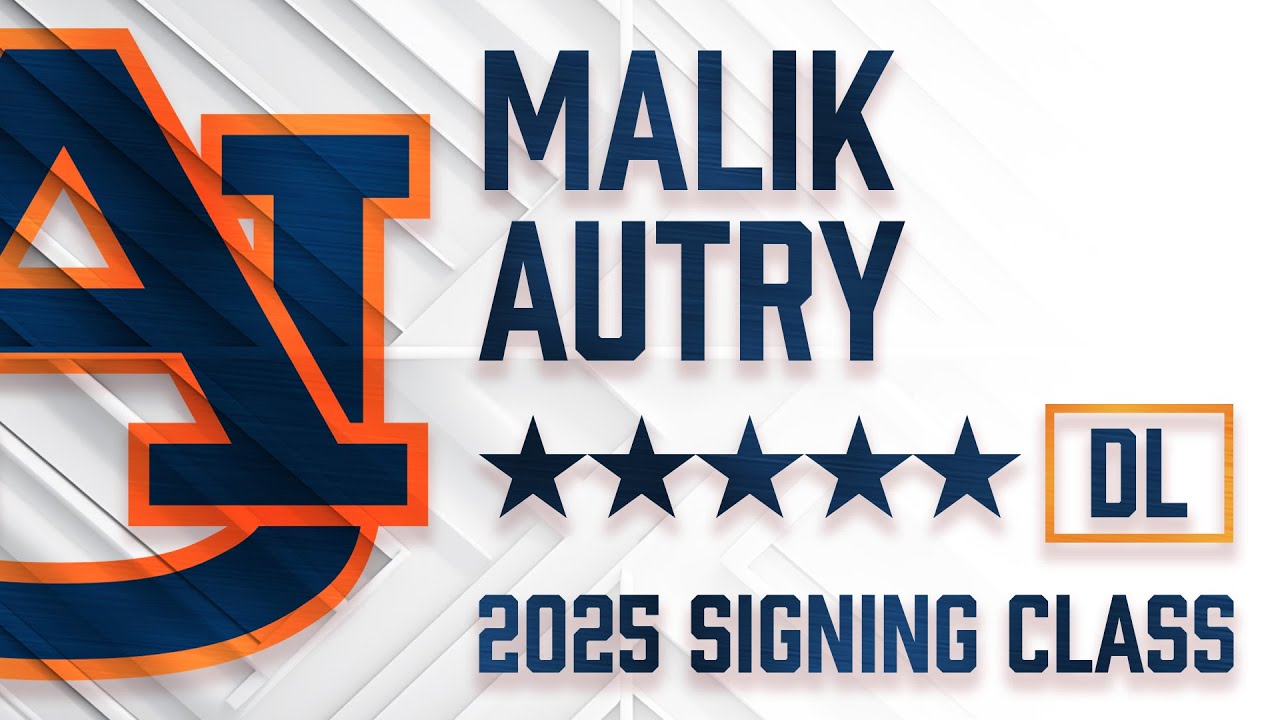 2025 5-star Auburn DL signee Malik Autry highlights from Opelika High ...