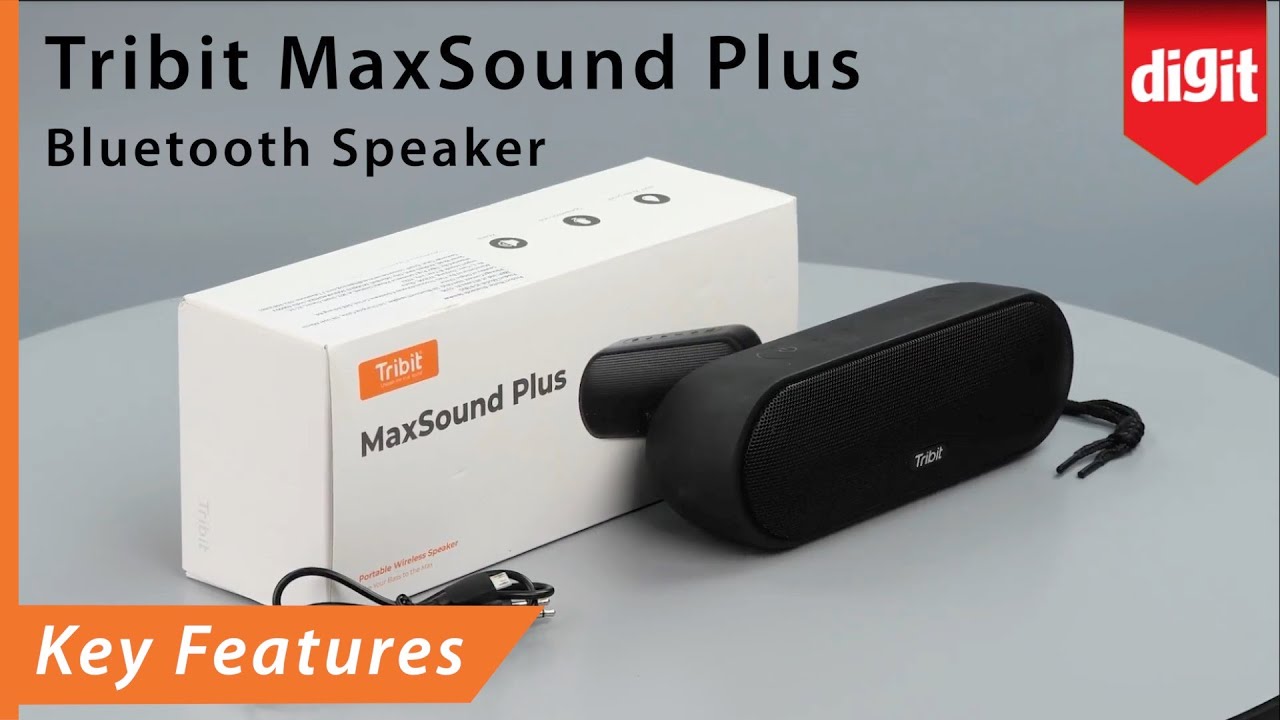 Tribit MaxSound Plus Bluetooth Speaker Key Features - YouTube