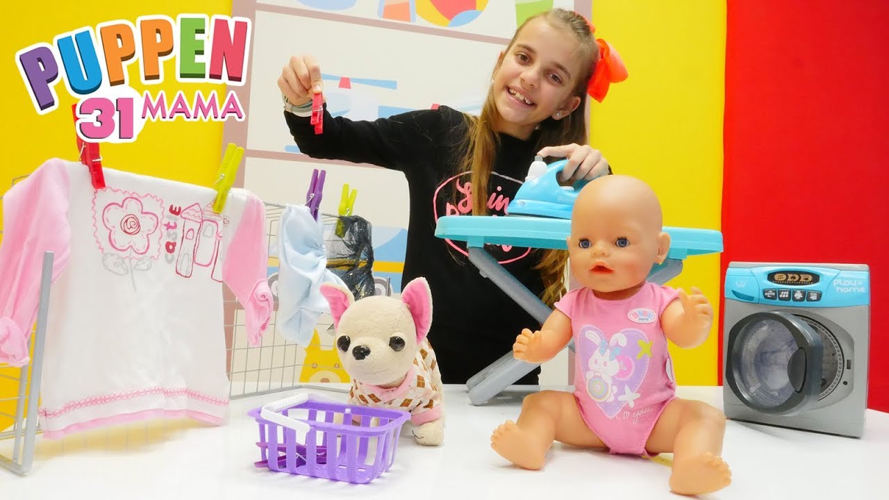 Puppen Mama - Ayça wäscht Roses Kleider - YouTube