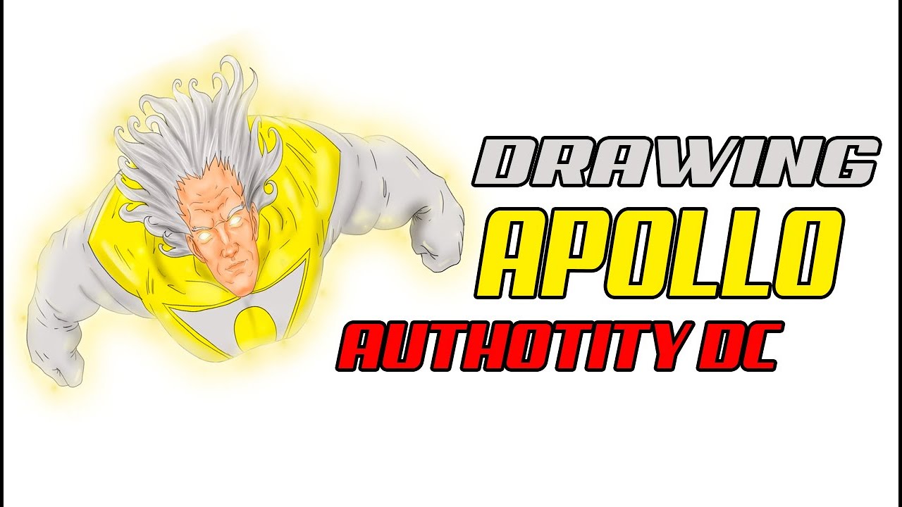 DRAWING - DESENHANDO APOLLO THE AUTHORITY DC COMICS! - YouTube