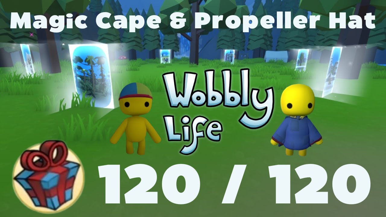 WOBBLY LIFE 120 PRESENTS PROPELLER HAT & MAGIC CAPE #wobblylife # ...