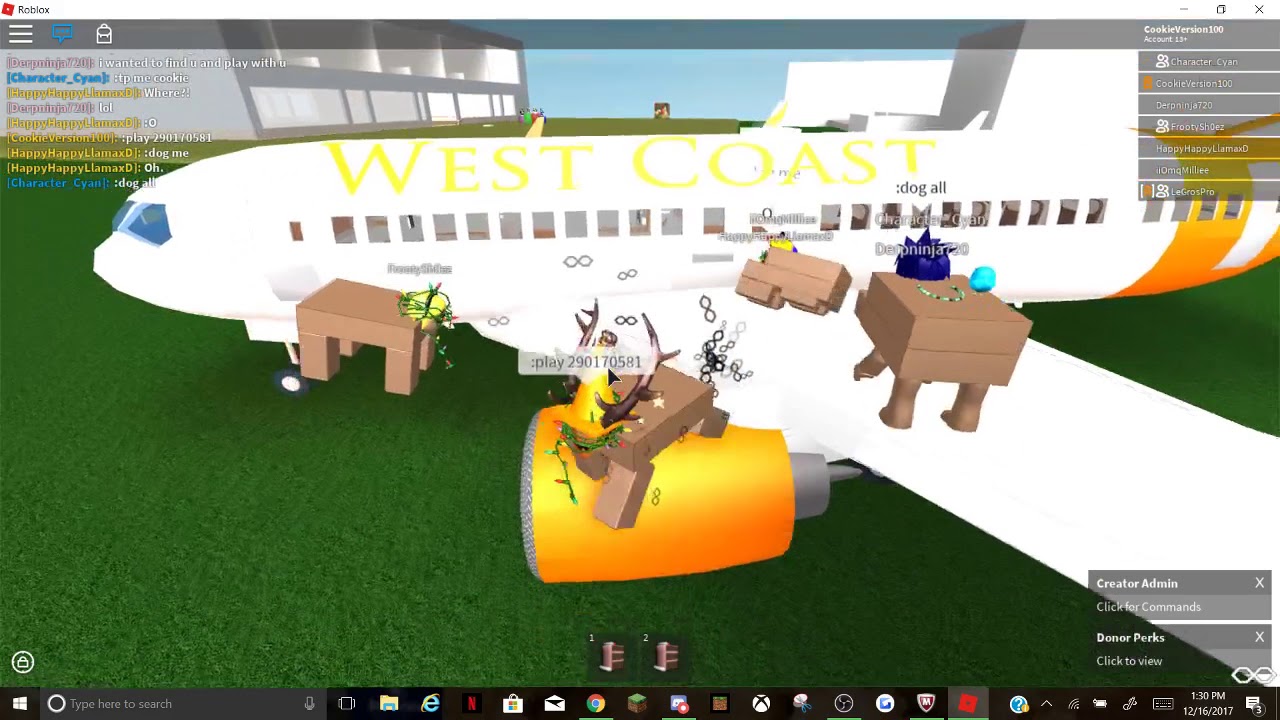 Plane Crashing Roblox Youtube