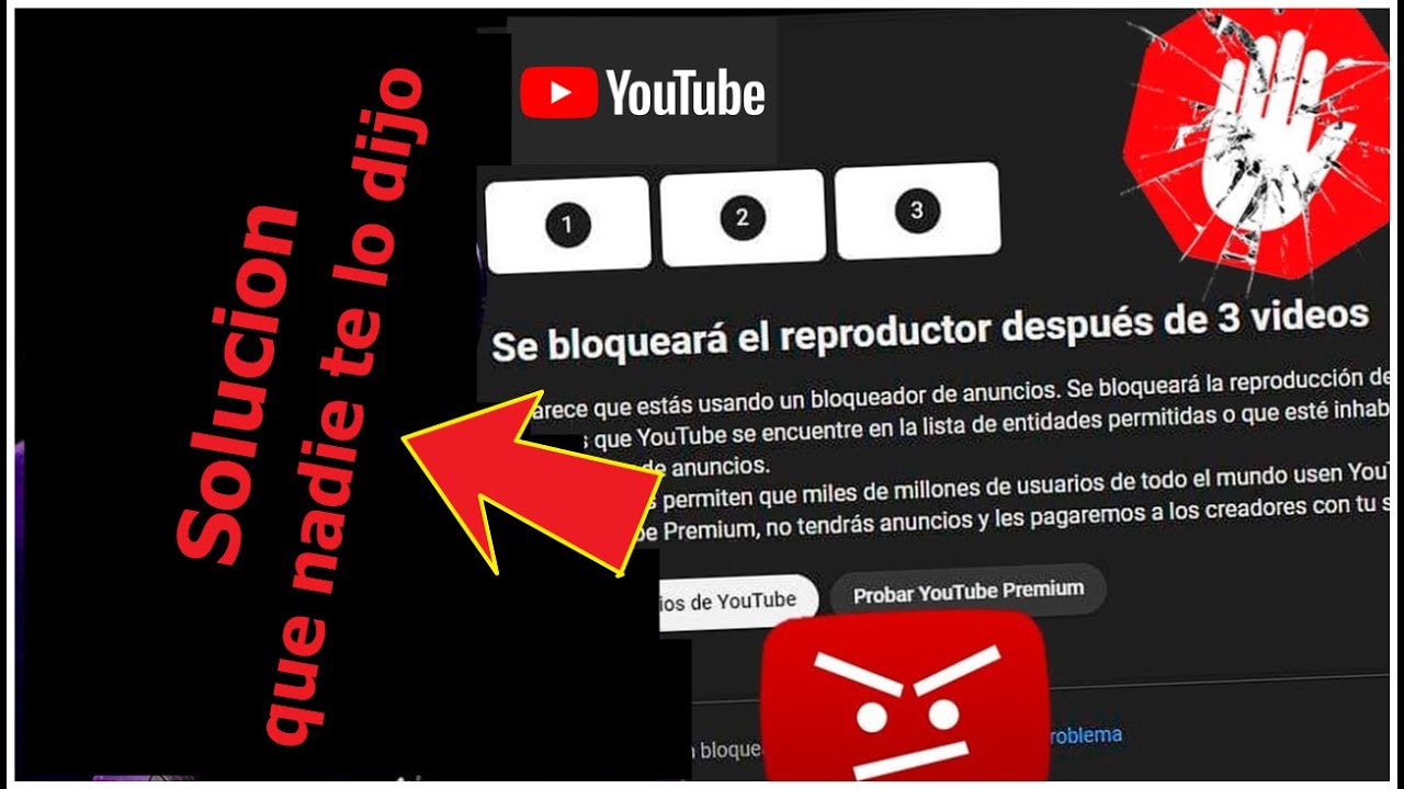 SOLUCION - Los bloqueadores de anuncios no están permitidos en YouTube - YouTube