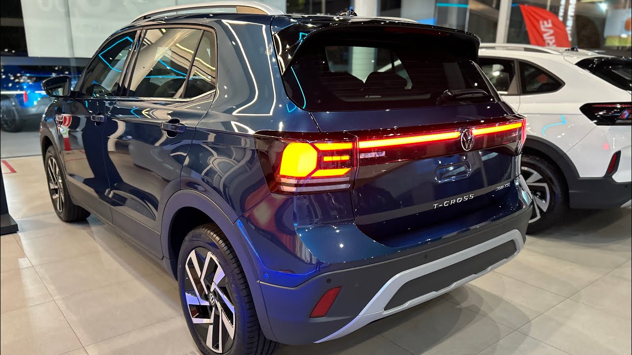 Review Vw T-Cross Highline 2026 Azul Norway #vw #volkswagen #tcross ...