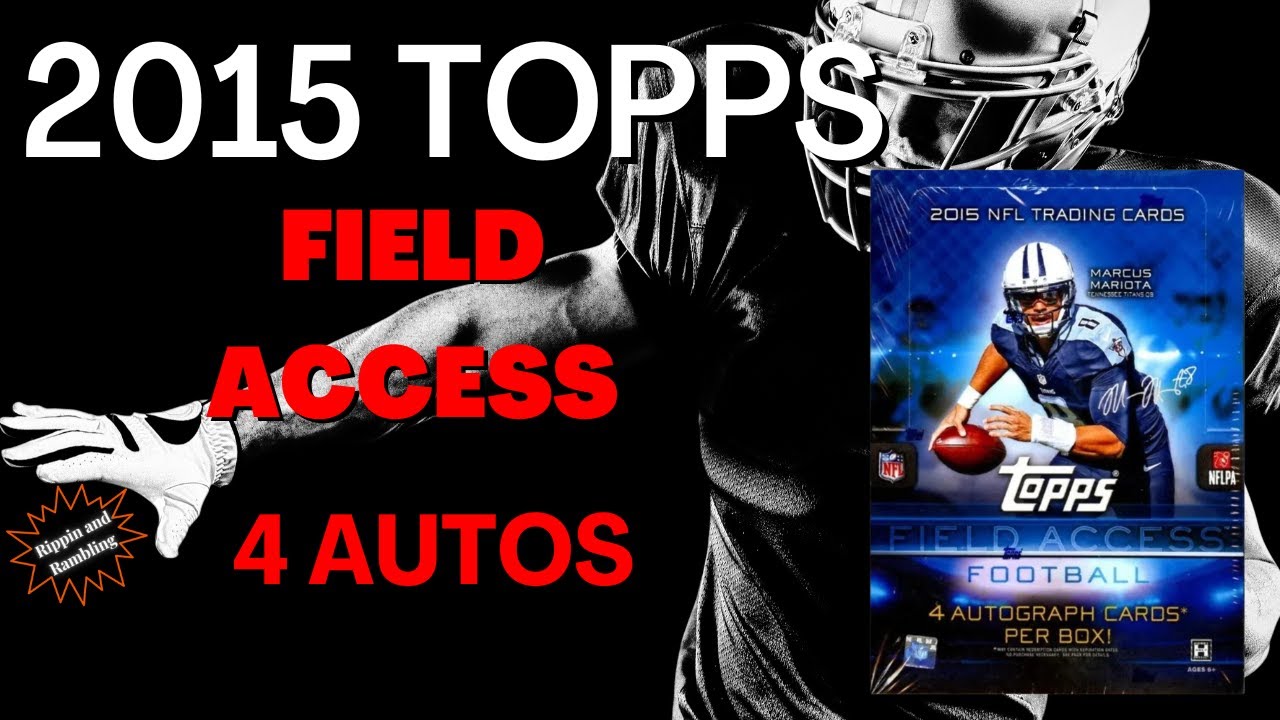 Throwback Thursday! 2015 Topps Field Access Football 4 Autos - YouTube
