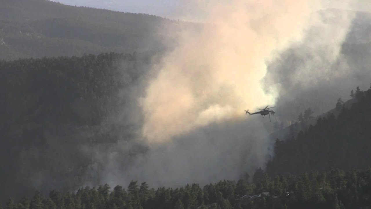 Peewink fire helicopter drop 2 - YouTube