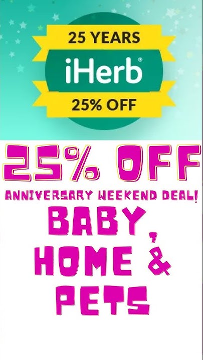 iHerb 25% Off Discount, Baby, Home & Pets Items Code is inside #Shorts - YouTube