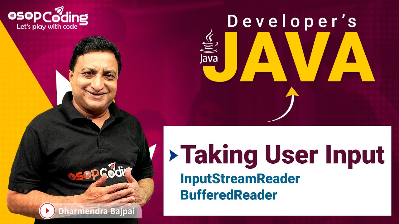 Taking User Input In Java Inputstreamreader Bufferedreader Java 4708
