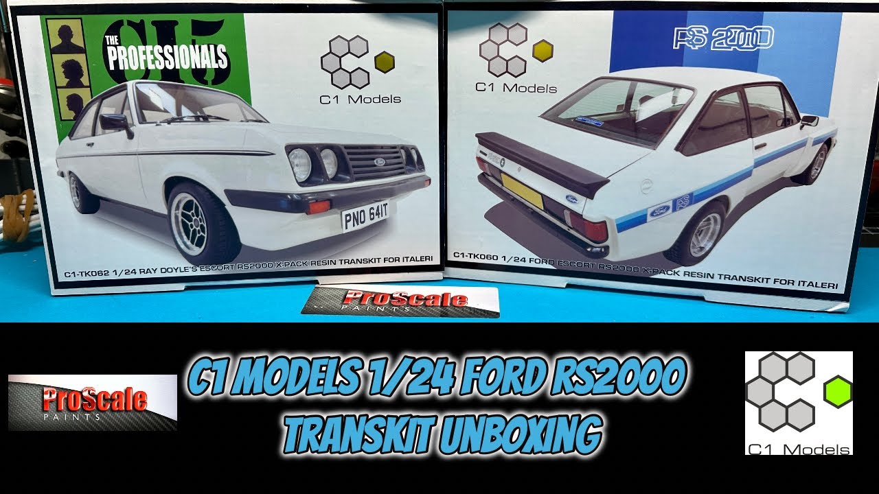 C1 Models 1/24 Ford Escort RS2000 Transkit - YouTube