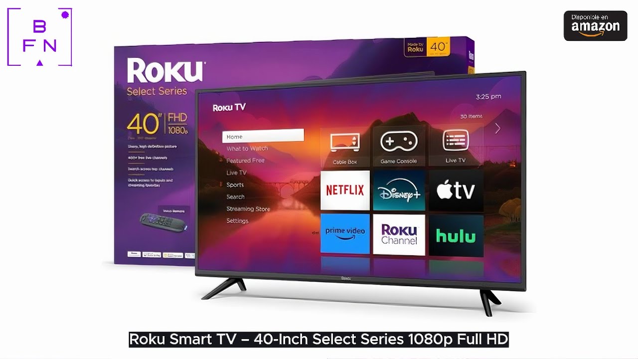 Roku Smart TV – 40-Inch Select Series 1080p Full HD RokuTV with Roku ...