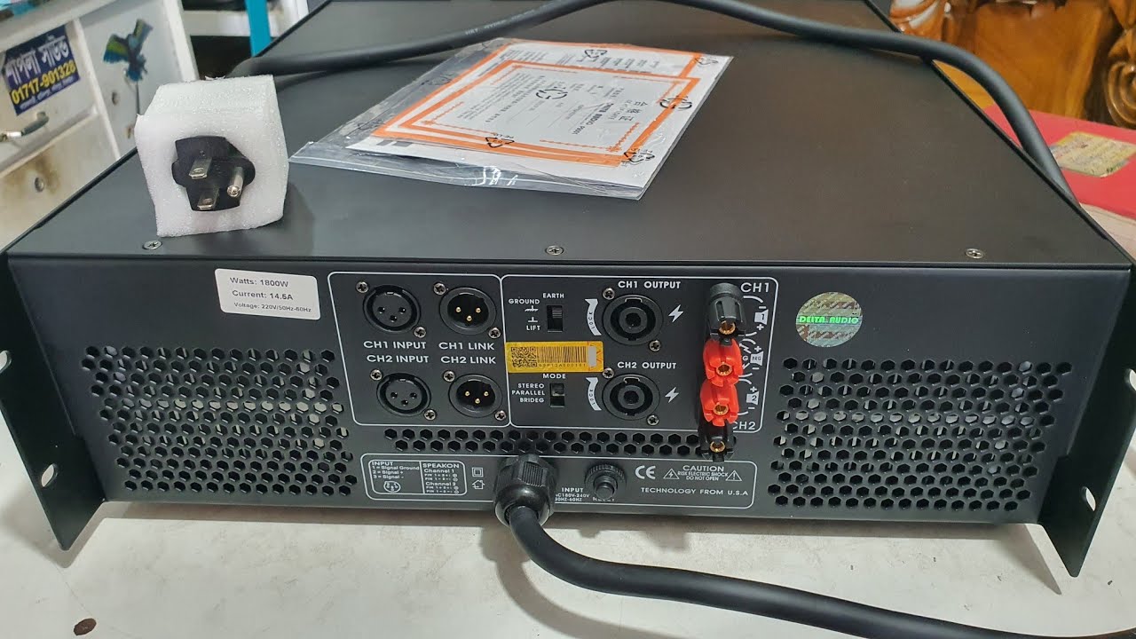 DELTA audio p9001 original Singapore shapla digital sound cabinet ...