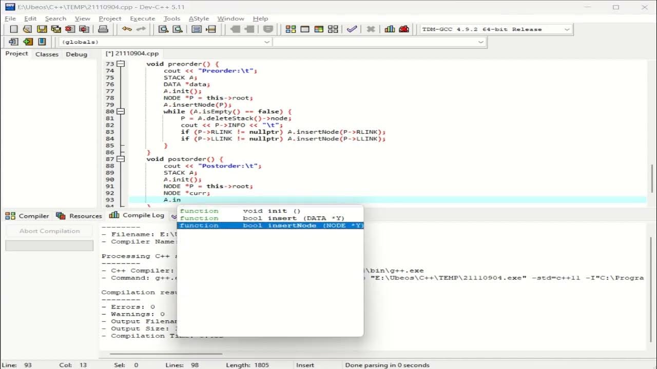 Tree Traversal Data Structure And Algorithms K21 Hcmute Youtube