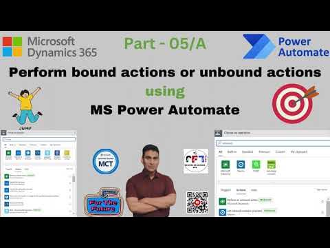 Perform bound actions or unbound actions using MS Power Automate. #msflows , #action - YouTube