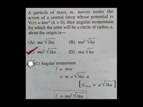 physics most important problems in classical dynamics ||CSIR NET/GATE/SLET/JEST/IIT JAM. - YouTube