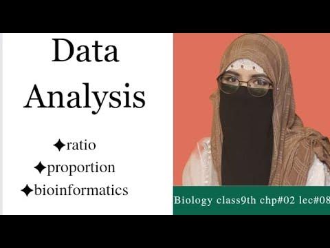 Data analysis | class 9th biology | chapter 02 | lec 08 - YouTube