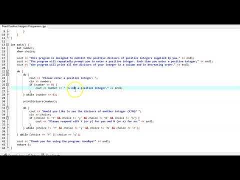 CW QN2 Programme Reading Positive integers - YouTube