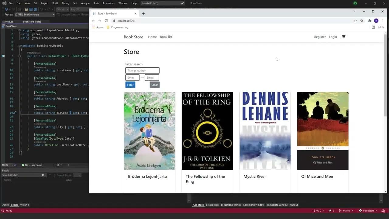 #14 BookStore Webbshop | Add Google Authentication for register/login | ASP.NET Core MVC Project ...