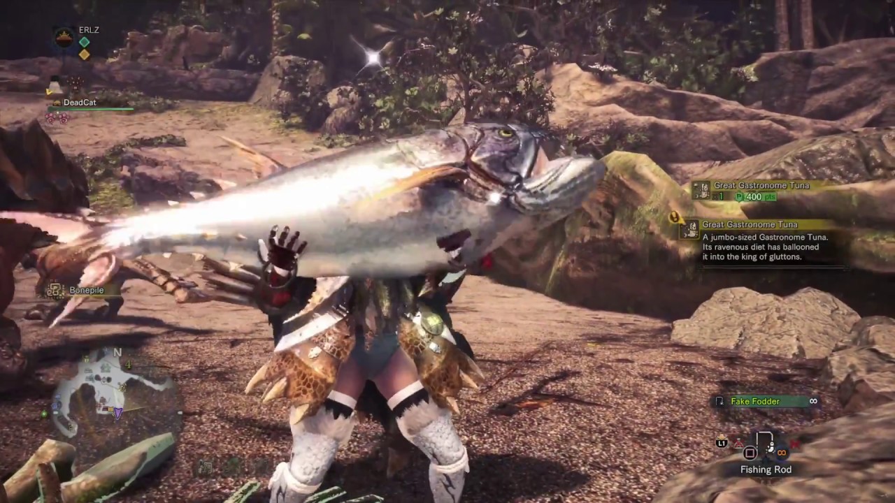 MHW Fishing King Marlin and GREAT Gastronome Tuna - YouTube