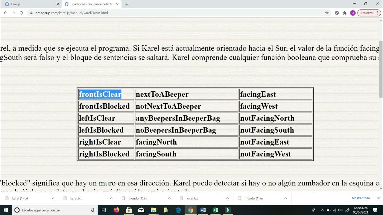 B3 S6 V1 La sentencia de control if/else de Karel - YouTube
