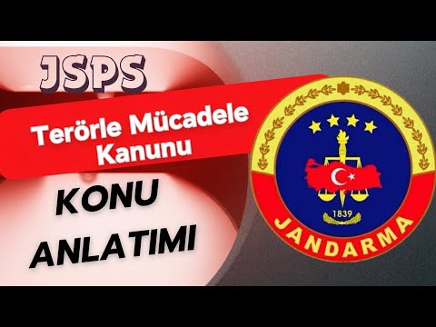 JSPS|Terörle Mücadele Kanunu Konu Anlatım|Mersa Akademi