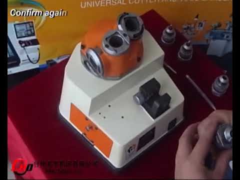 end mill resharpener,grinding video BEIPING MACHINE X313 - YouTube