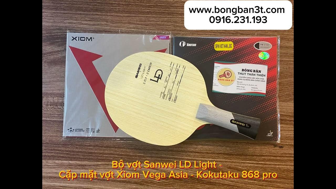 Vợt bóng bàn bình dân cho người mới tập chơi - LD light - Xiom Vega Asia - 868 Pro #votbongban ...