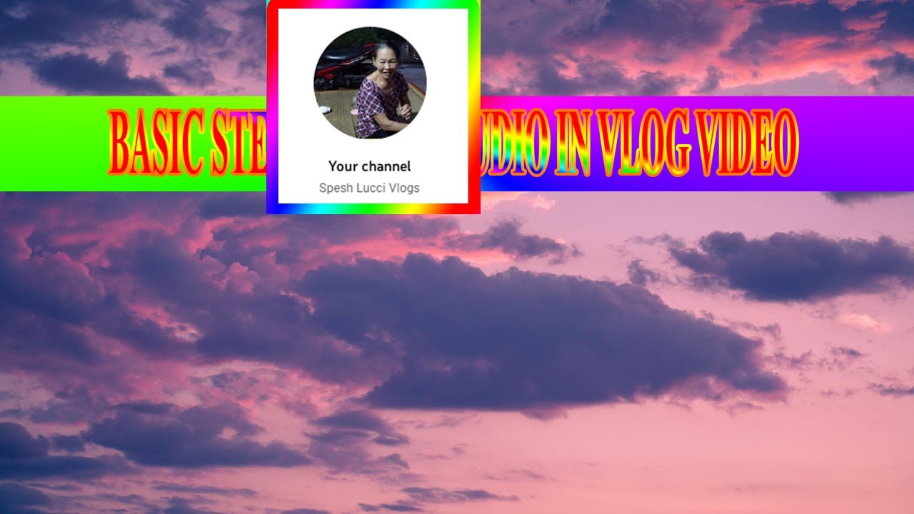 BASIC STEPS TO EDIT AUDIO IN VLOG VIDEO - YouTube