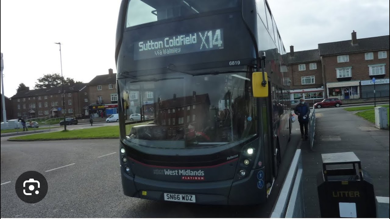 Bus X14 (Coporation Street - Sutton Libary) Bus Tour - YouTube