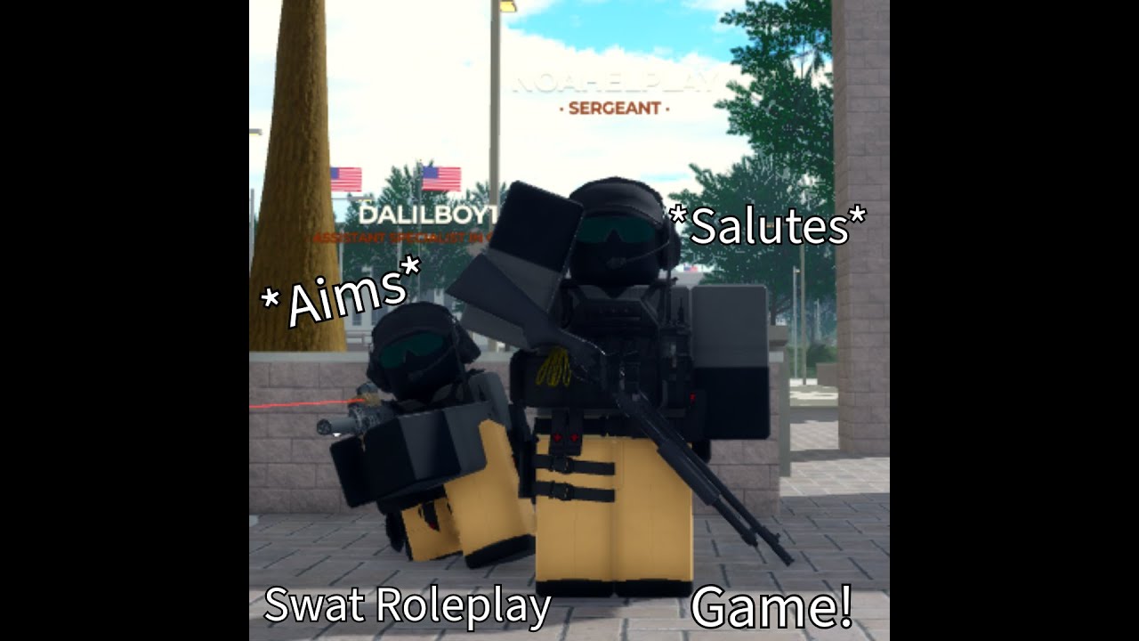Playing Roblox Swat Roleplay As Security Forces! - YouTube