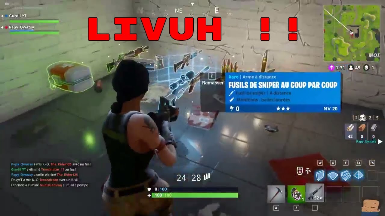[FORTNITE]Le live Fornite avec le SENSEI !! ft. Papy_Qwazsy [FORNITE ...