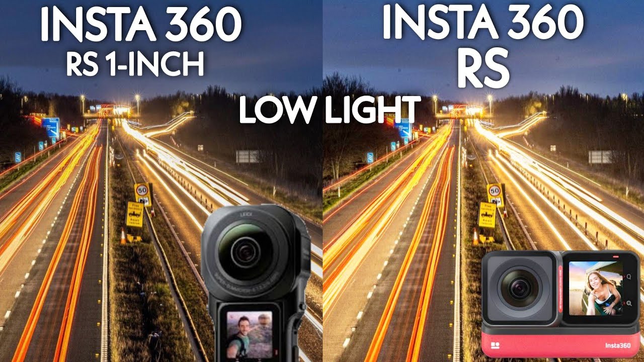 INSTA 360 One RS 1 Inch 360 Edition VS INSTA 360 One RS Low Light