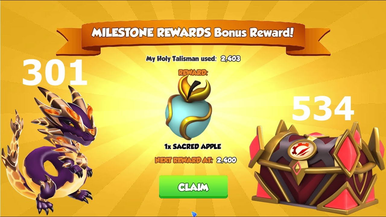 301/500 Flagros Dragon | Got My 11 Sacred Apple-Dragon Mania Legends ...