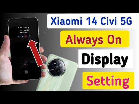 How To Always On Display Setting In Xiaomi 14 civi/xiaomi 14 civi 5g me always on display kaise ...