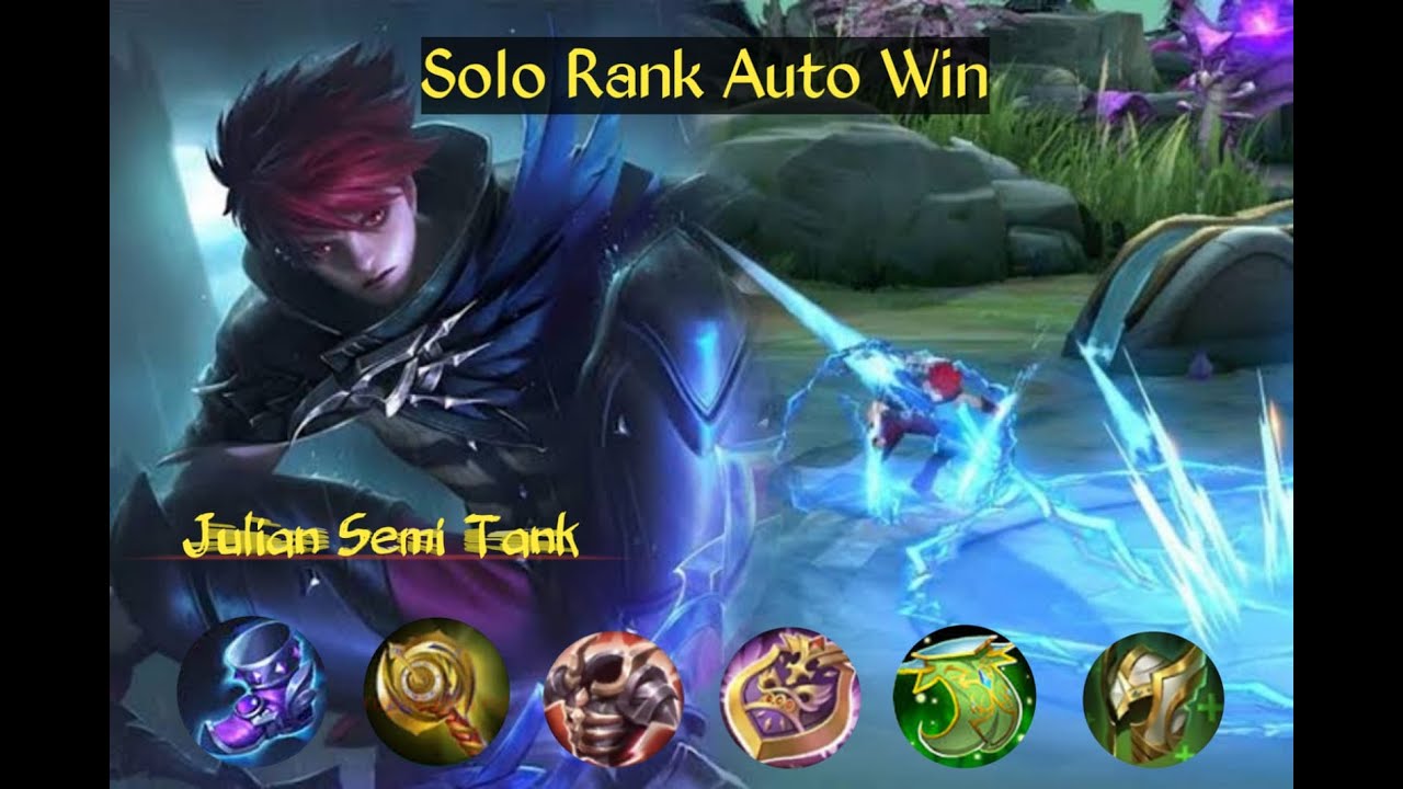 Build Julian Semi Tank !! Solo Rank Julian | Mobile Legends: Bang Bang ...