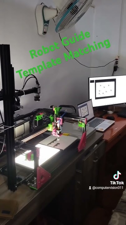 Robot Guide Template Matching Pythhon Youtube